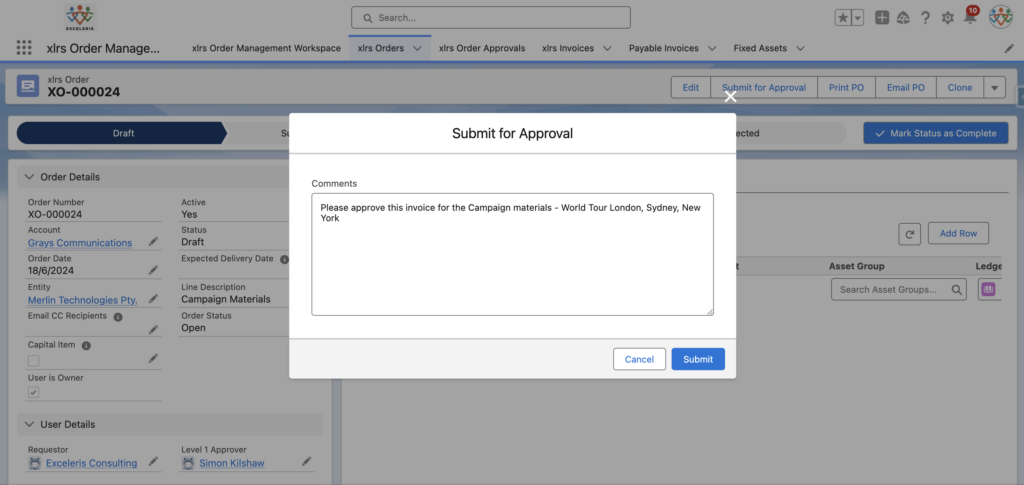 Purchase Orders on Salesforce Create and Manage Purchase Orders with ...